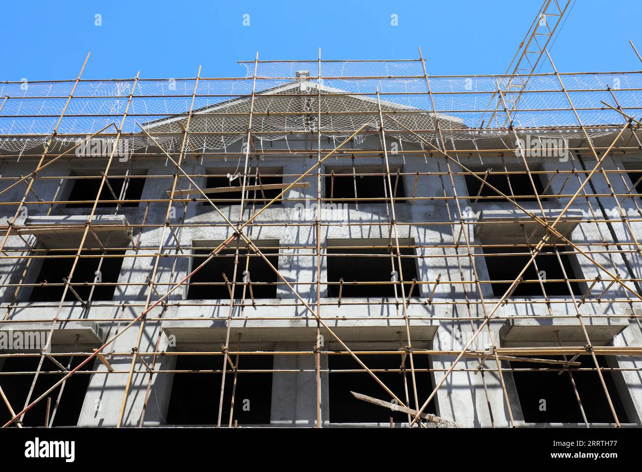High rise building construction site Stock Photo - Alamy