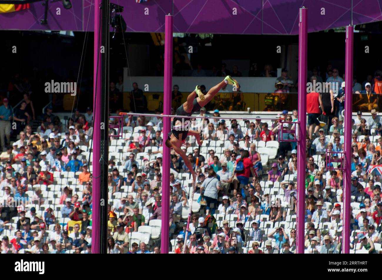 Mens Pole-Vault competition at the London 2012 Olympics Stock Photo - Alamy