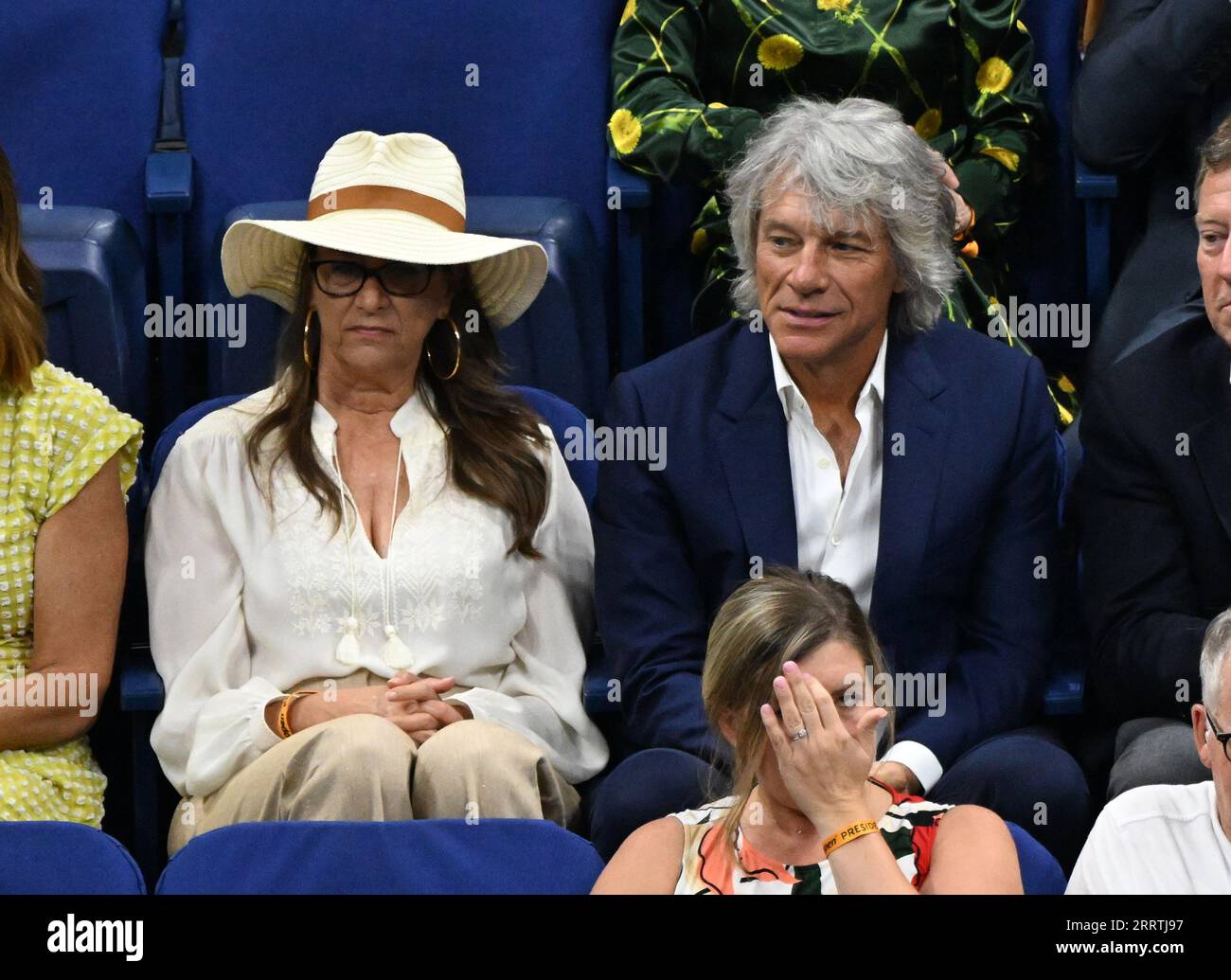 Flushing NY, USA. 08th Sep, 2023. **NO NY NEWSPAPERS** Jon Bon Jovi and ...