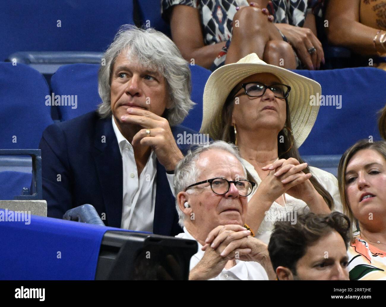 Flushing NY, USA. 08th Sep, 2023. **NO NY NEWSPAPERS** Jon Bon Jovi and ...