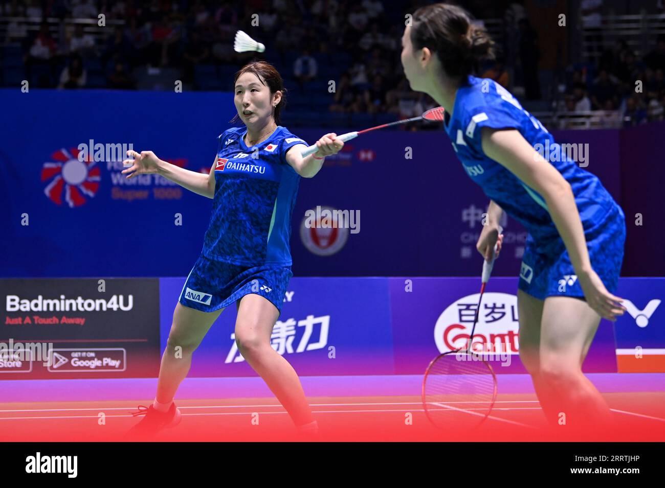 Changzhou, China's Jiangsu Province. 9th Sep, 2023. Miyaura Rena (R ...