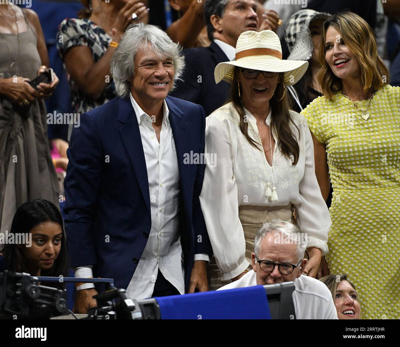 Flushing NY, USA. 08th Sep, 2023. **NO NY NEWSPAPERS** Jon Bon Jovi and his wife Dorothea Hurley ...