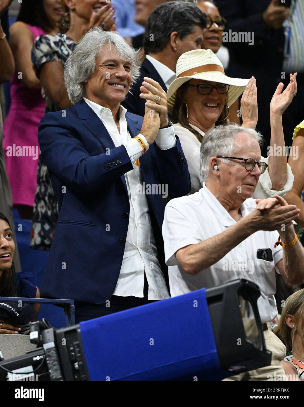 Flushing NY, USA. 08th Sep, 2023. **NO NY NEWSPAPERS** Jon Bon Jovi and ...