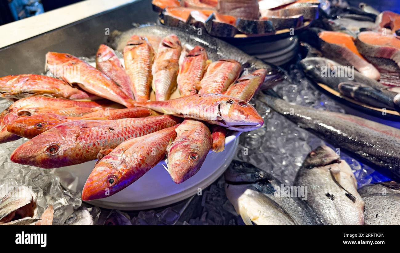 Mediterranean omega diet fish hi-res stock photography and images - Alamy