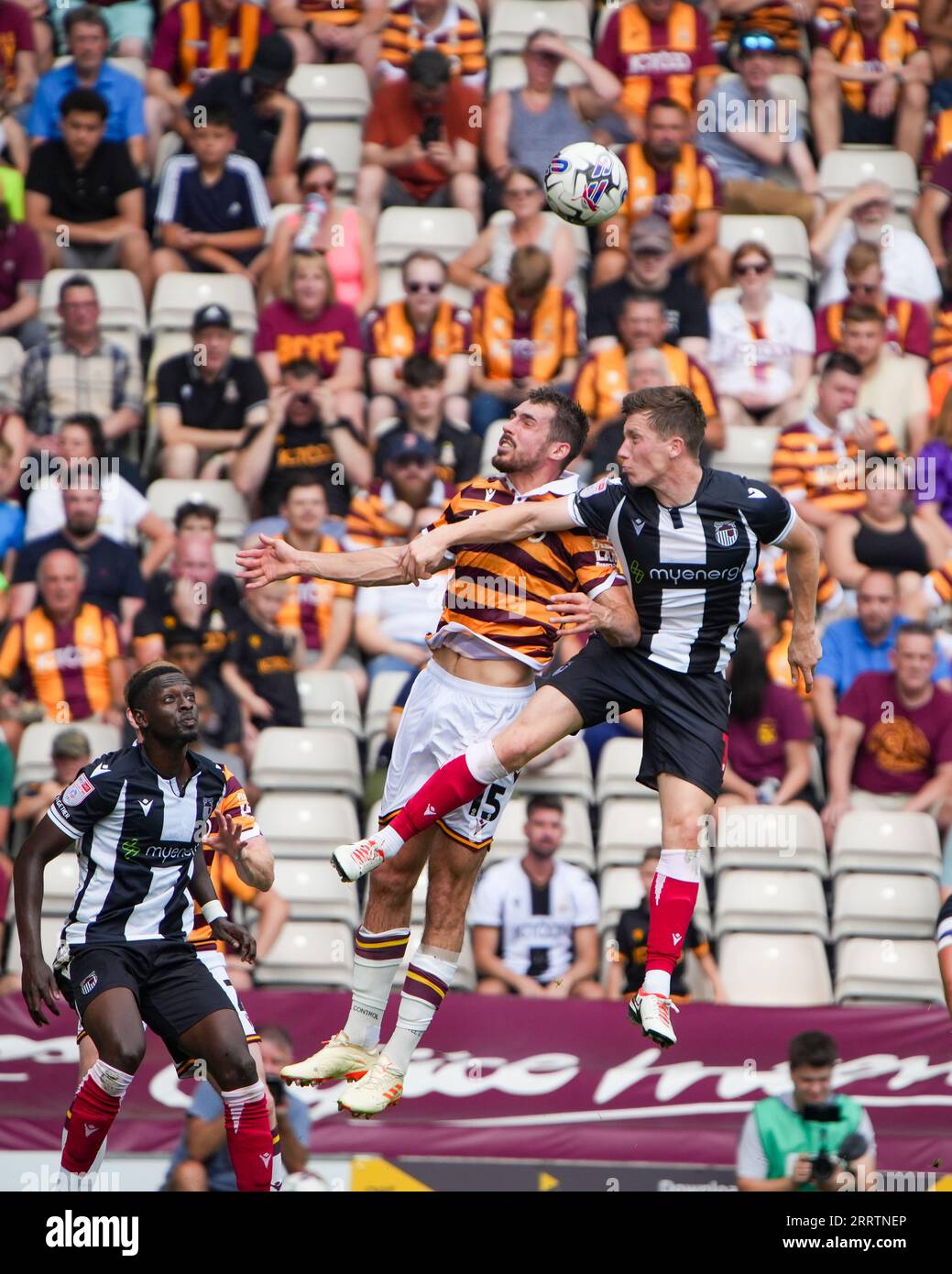 Bradford, UK. 9th September 2023. Football League Friendly: Bradford ...