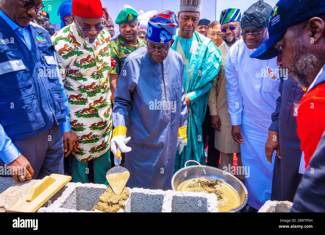 230805 -- ABUJA, Aug. 5, 2023 -- Nigerian President Bola Tinubu C ...