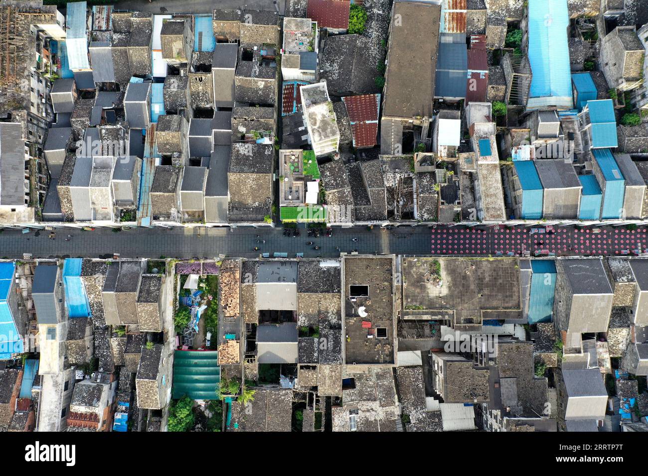230805 -- QINZHOU, Aug. 5, 2023 -- This aerial photo taken on July 22 ...