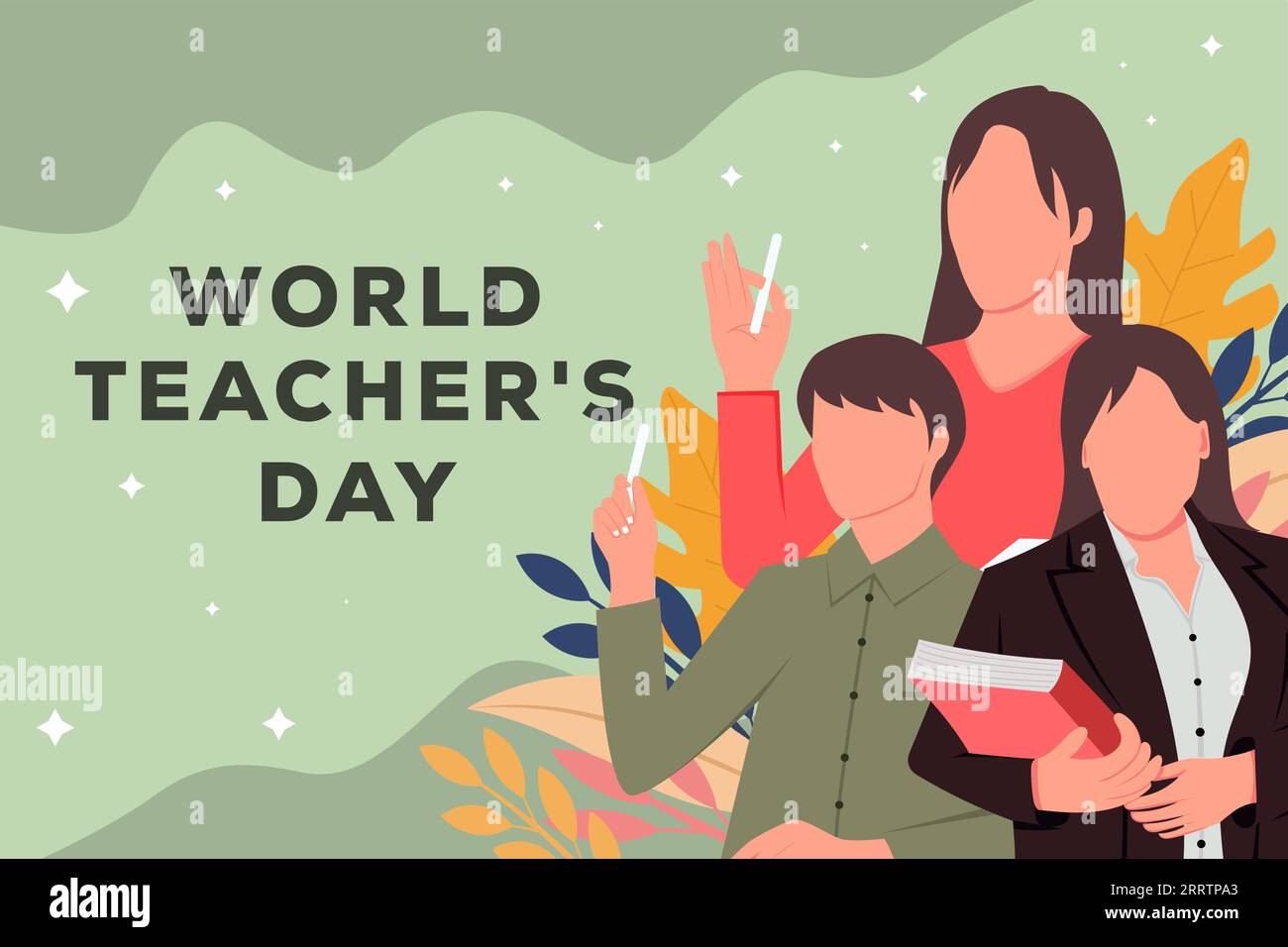 World teachers day hand hi-res stock photography and images - Alamy