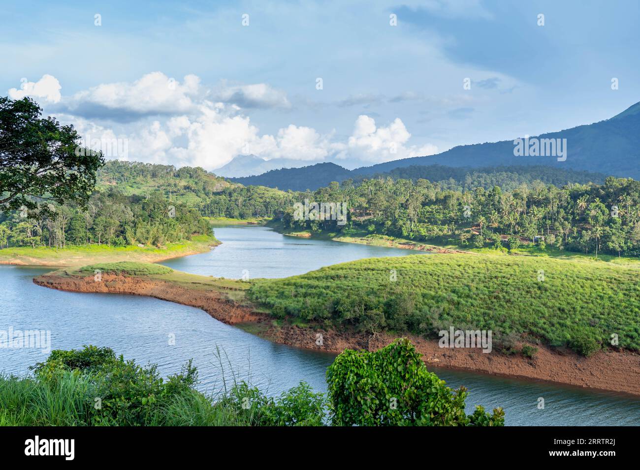 Banasura Sagar Dam is a beautiful landscape at tourist hotspot in ...