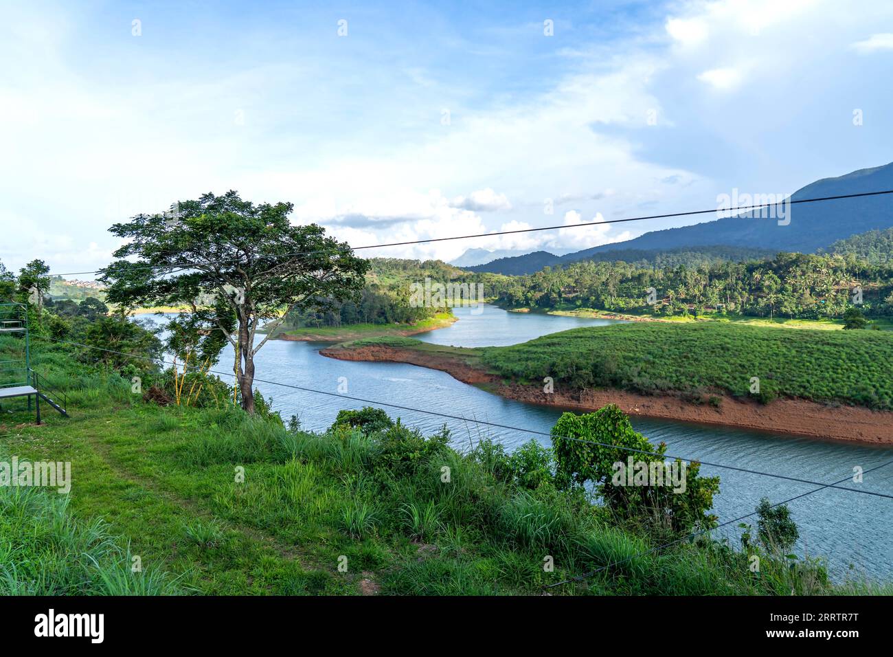 Banasura Sagar Dam is a beautiful landscape at tourist hotspot in ...