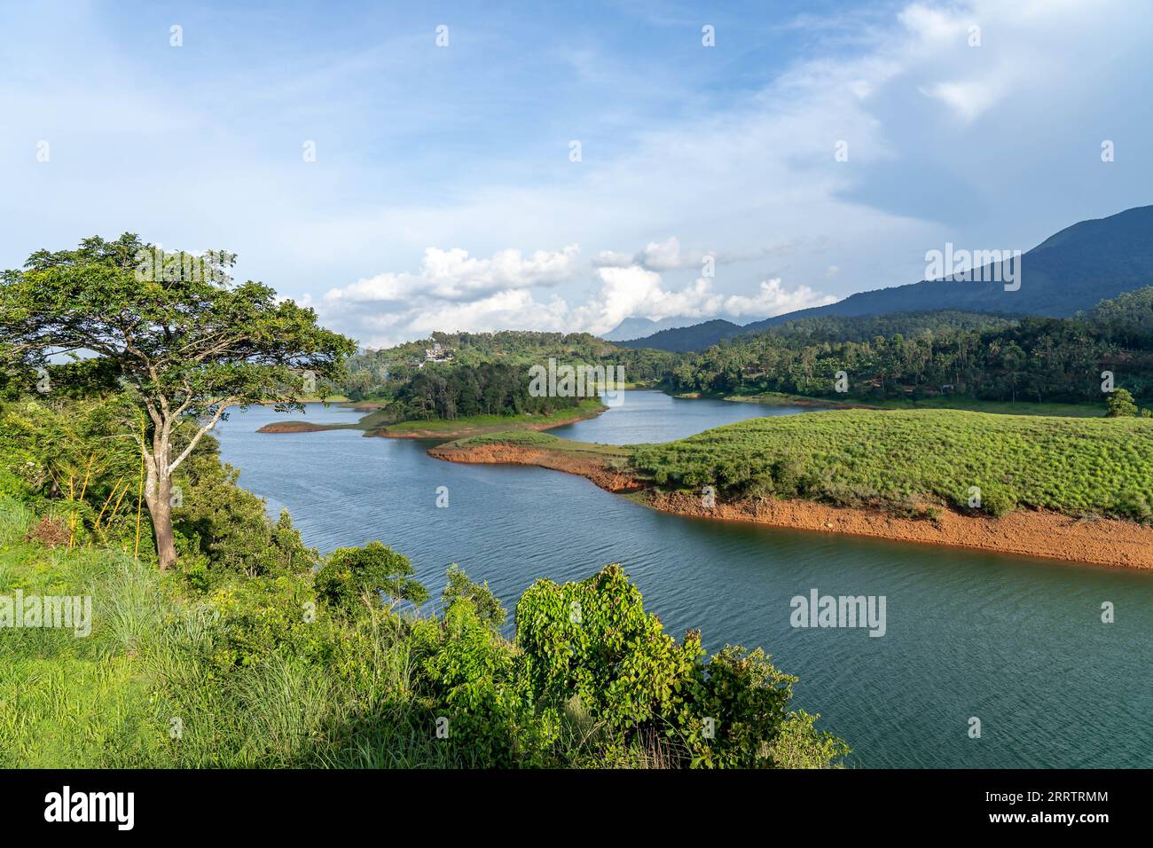 Banasura Sagar Dam is a beautiful landscape at tourist hotspot in ...