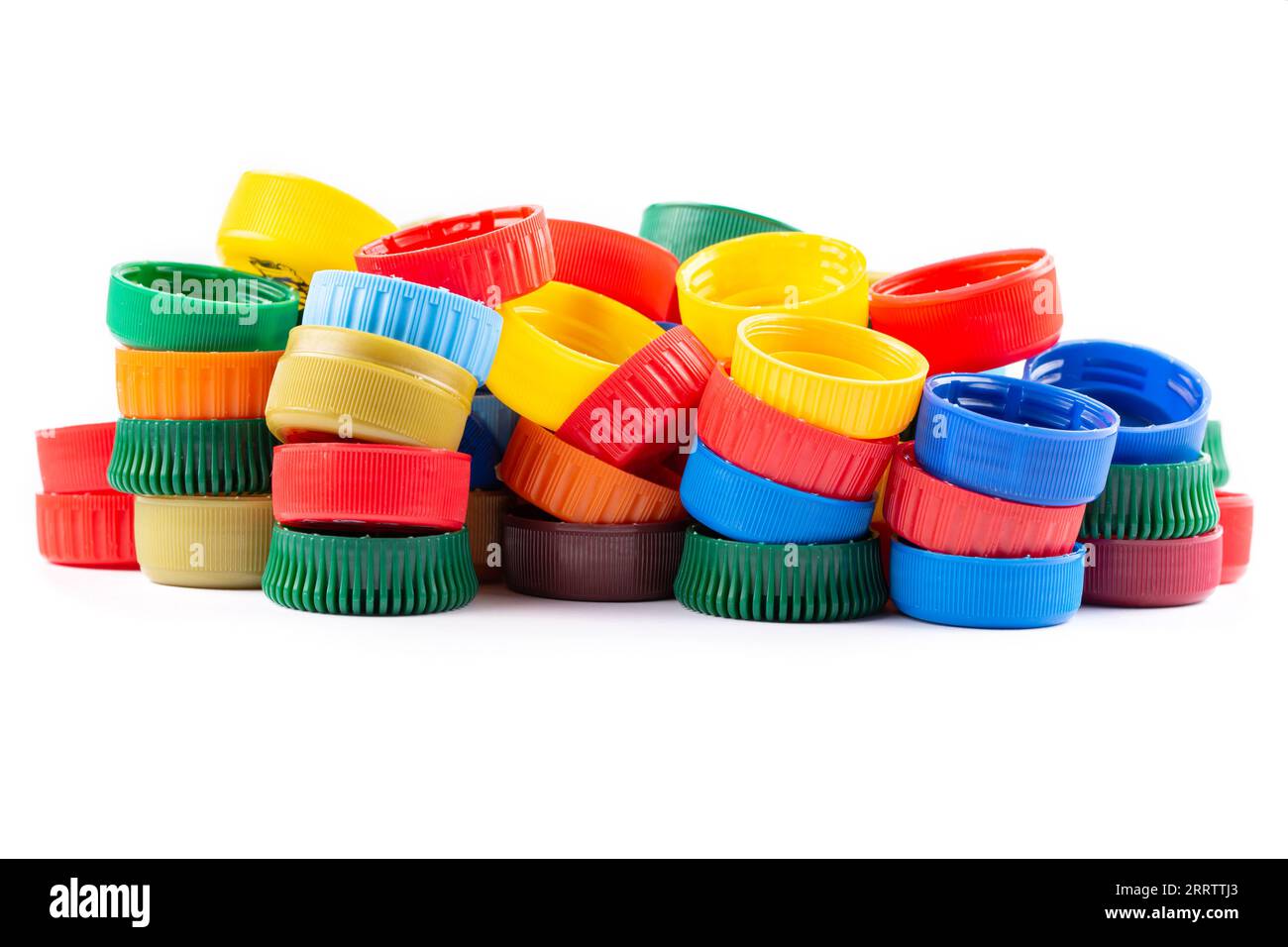 Different color bottle caps, excellent raw material for recycling ...