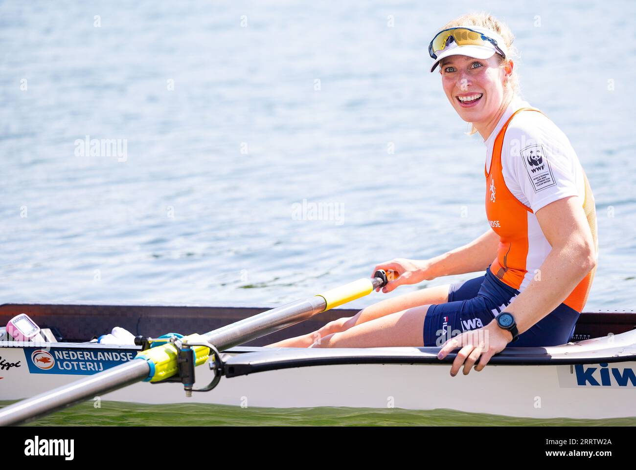 BELGRADE - Veronique Meester in action in the women's singles final during the seventh day of ...