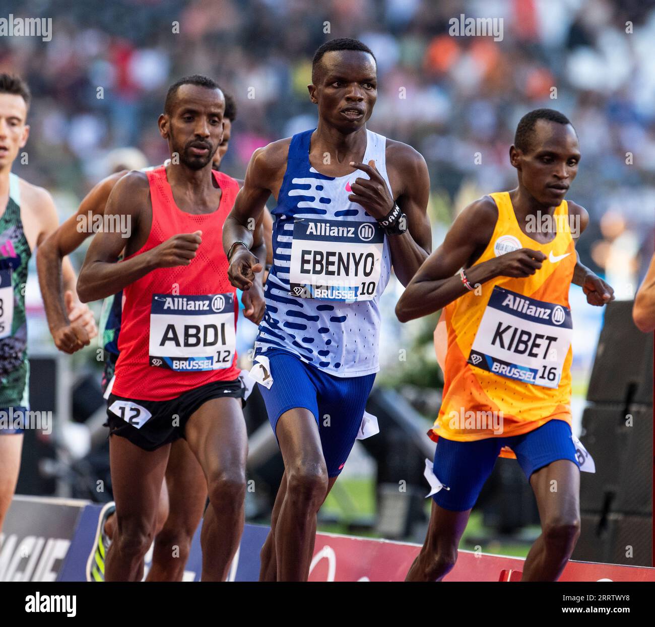 Daniel Simiu Ebenyo of Kenya competing in the men’s 10,000m at the ...