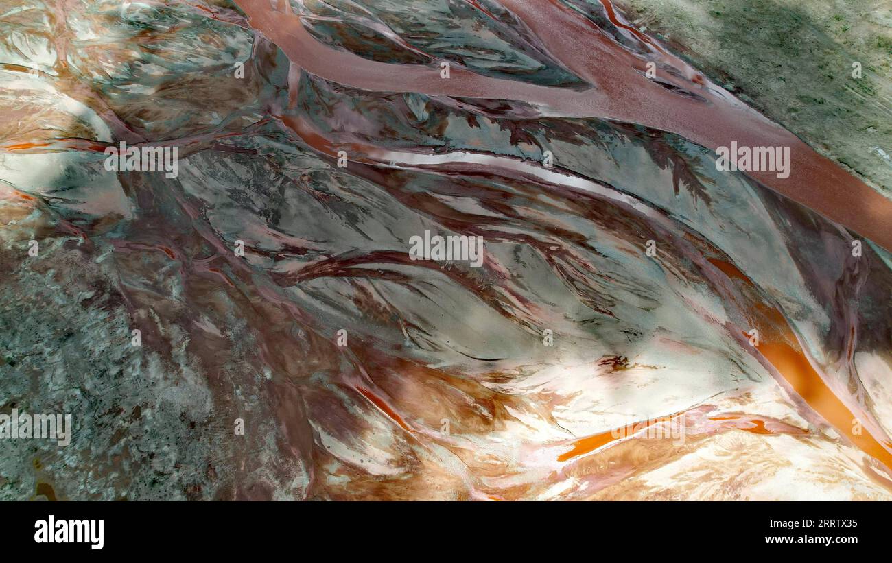 230811 -- XINING, Aug. 11, 2023 -- This aerial photo taken on July 29 ...