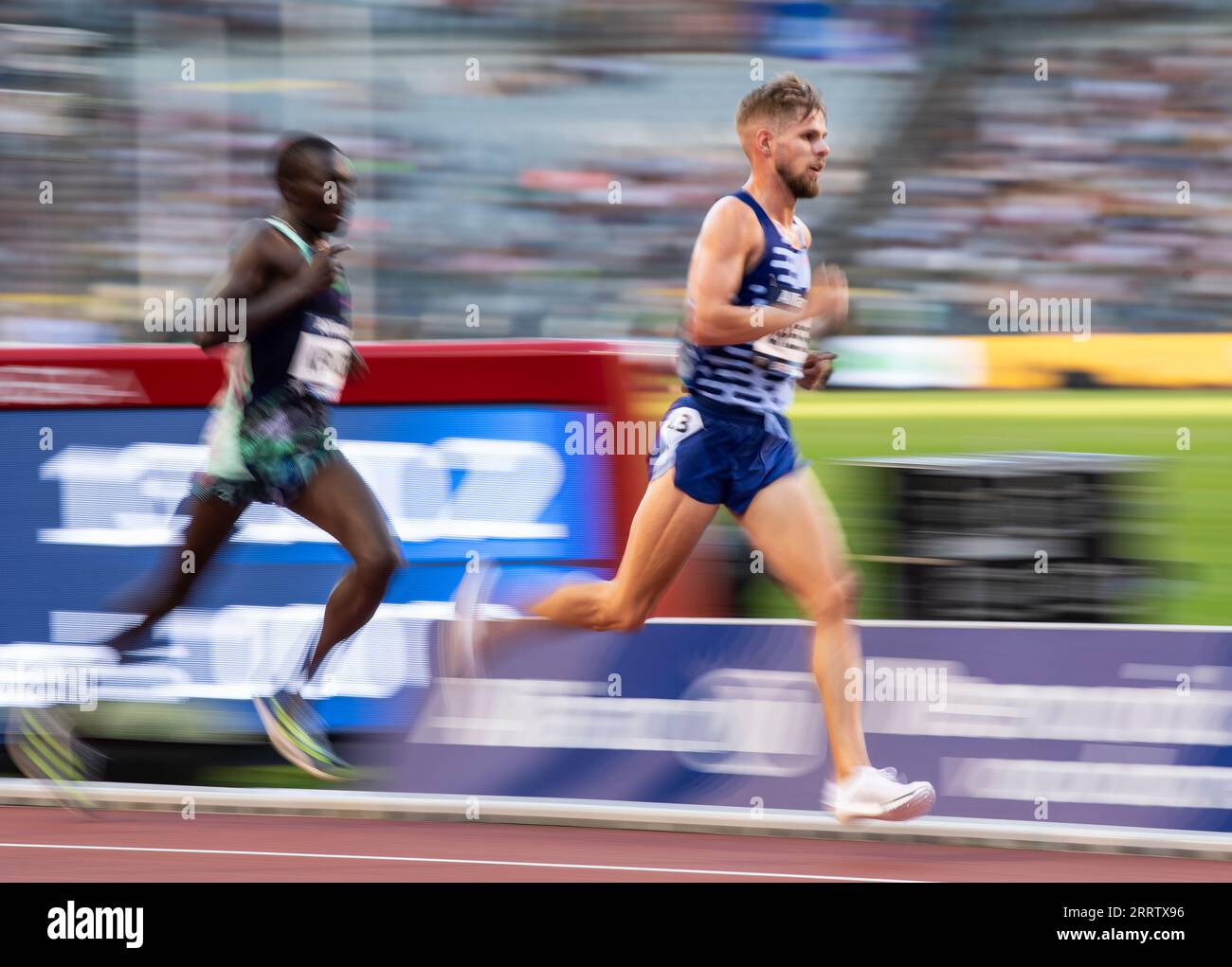 Jimmy Gressier of France competing in the men’s 10,000m at the Allianz ...