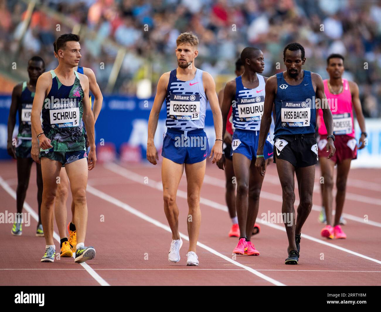 Jimmy Gressier of France competing in the men’s 10,000m at the Allianz ...