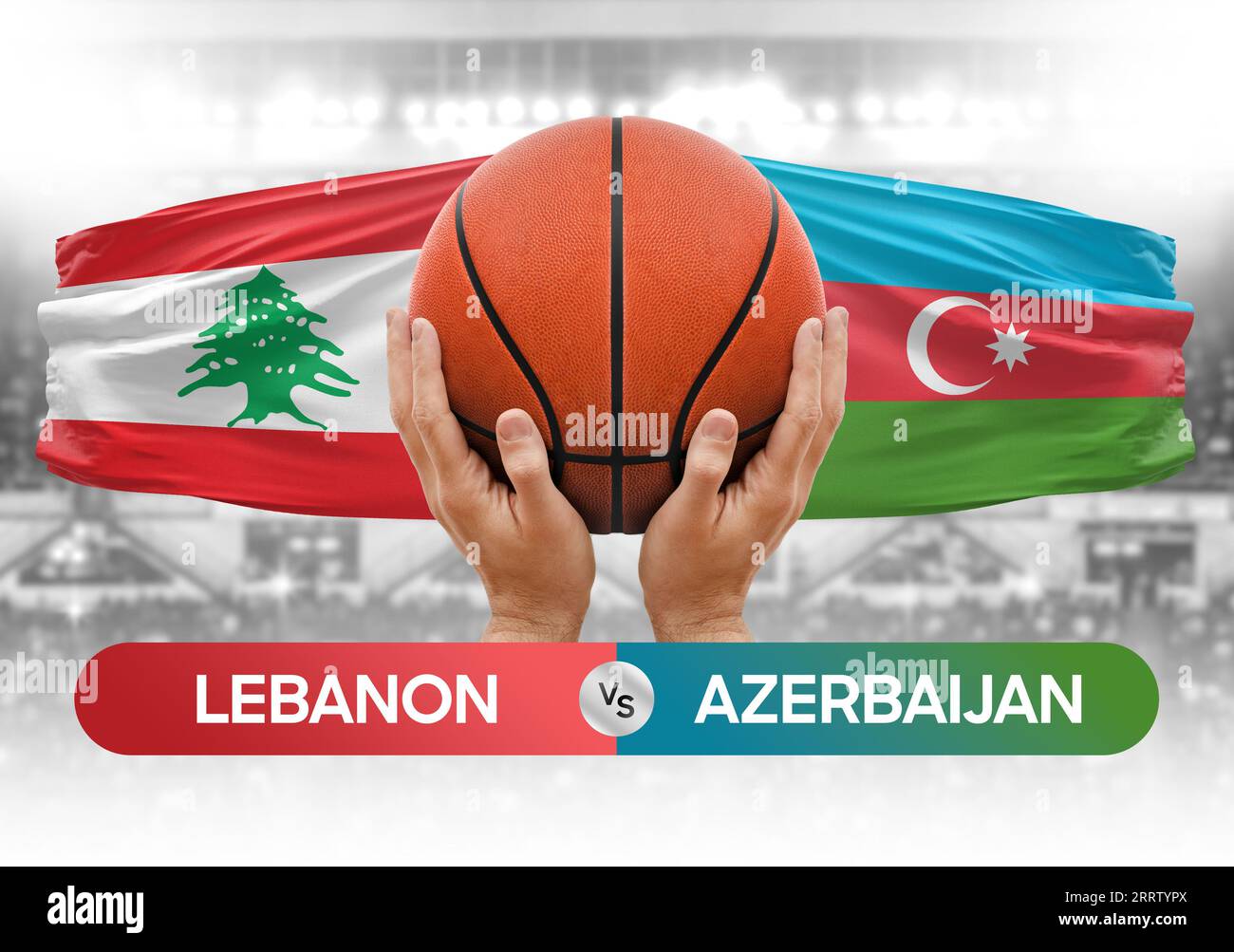 Lebanon vs Azerbaijan national basketball teams basket ball match ...