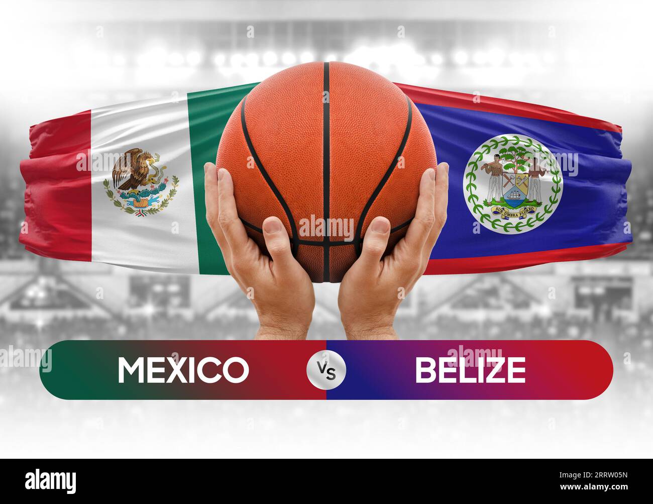 Mexico belize flag hi-res stock photography and images - Alamy