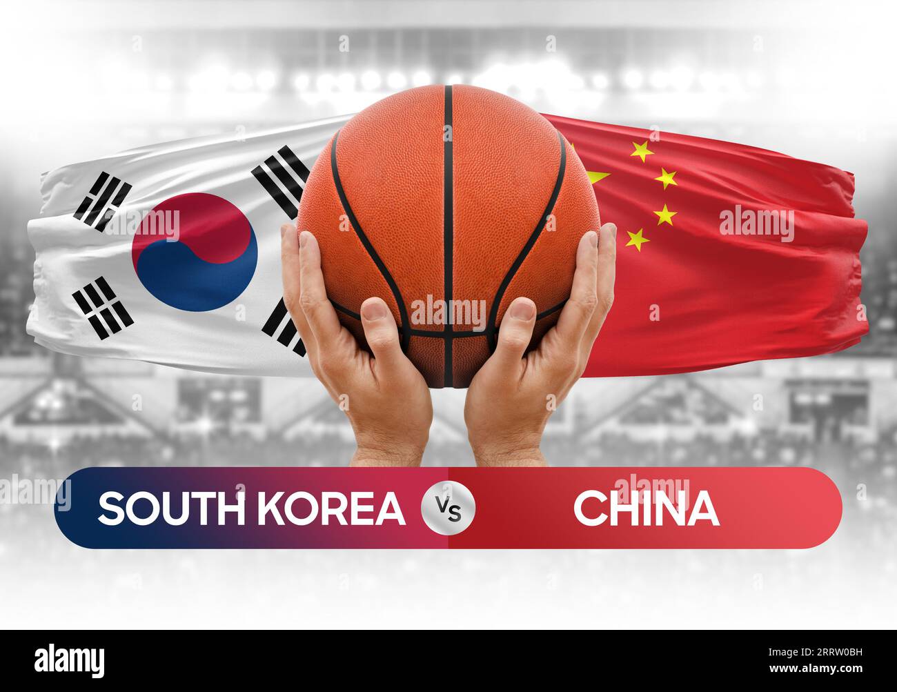 South Korea vs China national basketball teams basket ball match ...