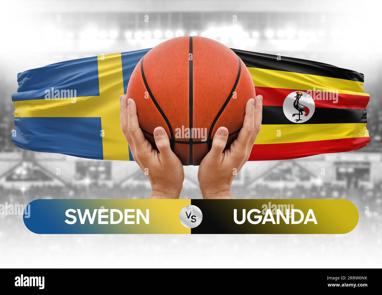 Sweden vs Uganda national basketball teams basket ball match ...