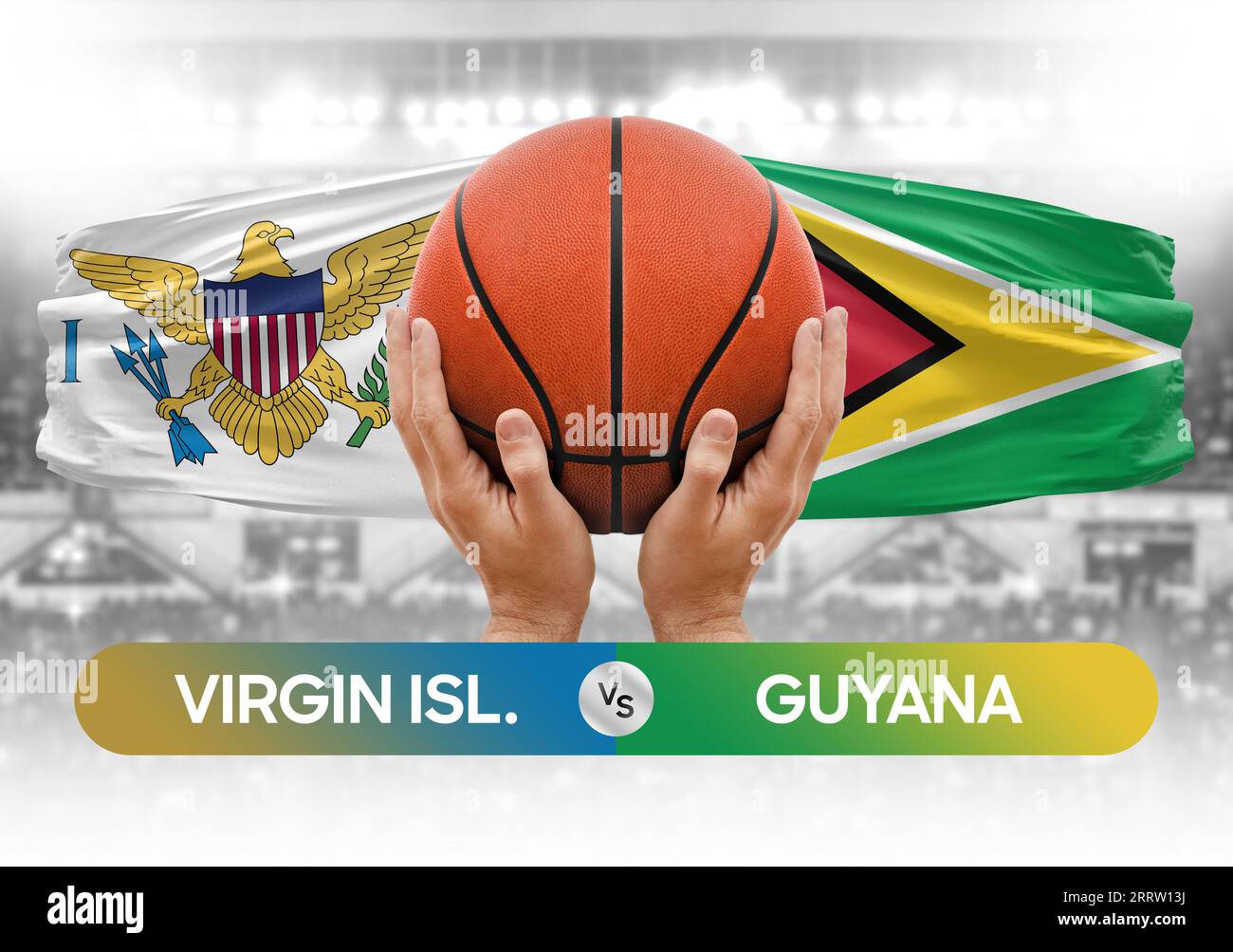 Virgin Islands vs Guyana national basketball teams basket ball match ...