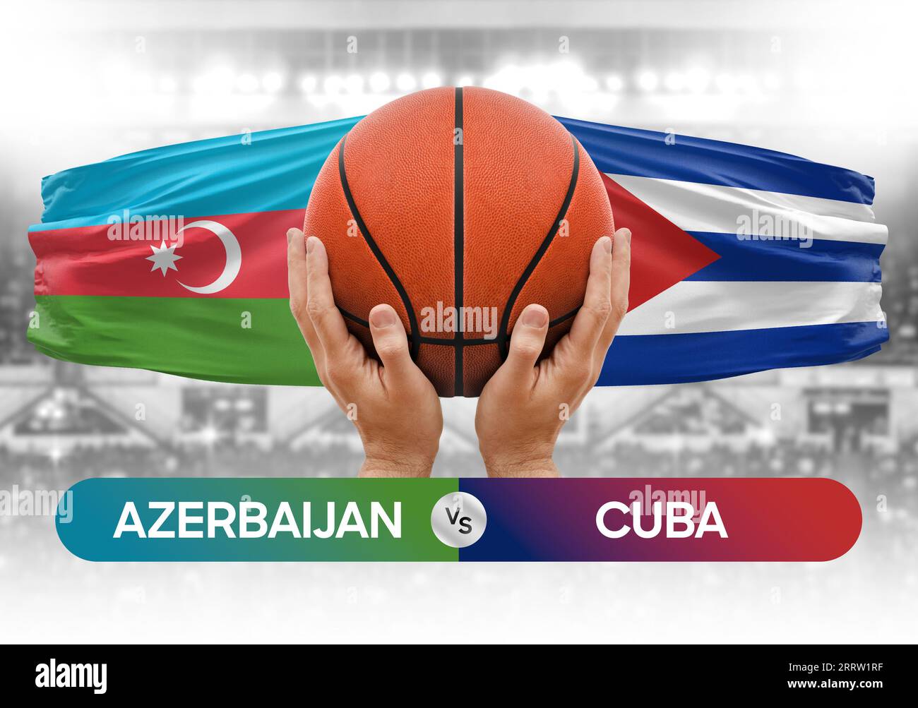 Azerbaijan vs Cuba national basketball teams basket ball match ...