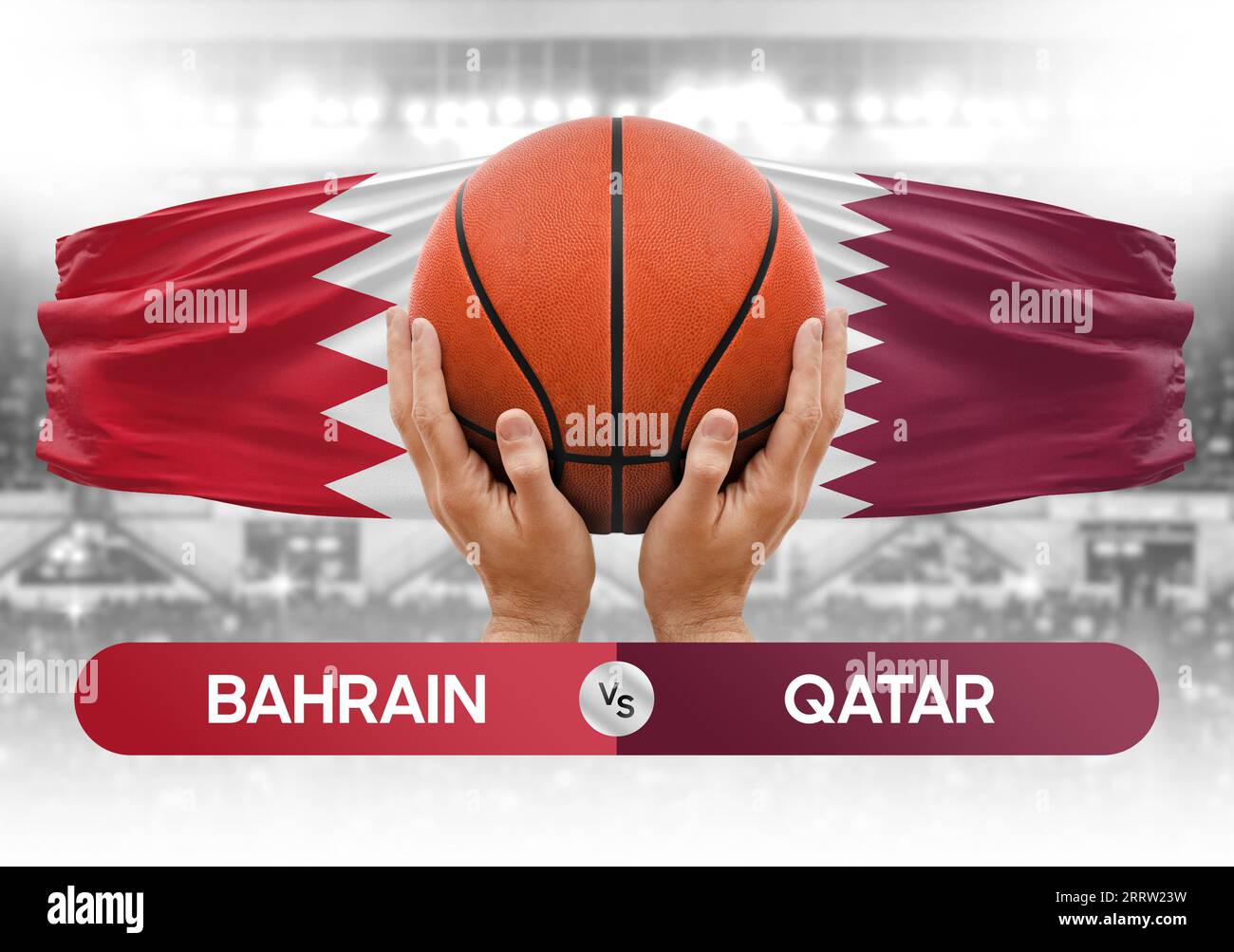 Bahrain vs Qatar national basketball teams basket ball match ...