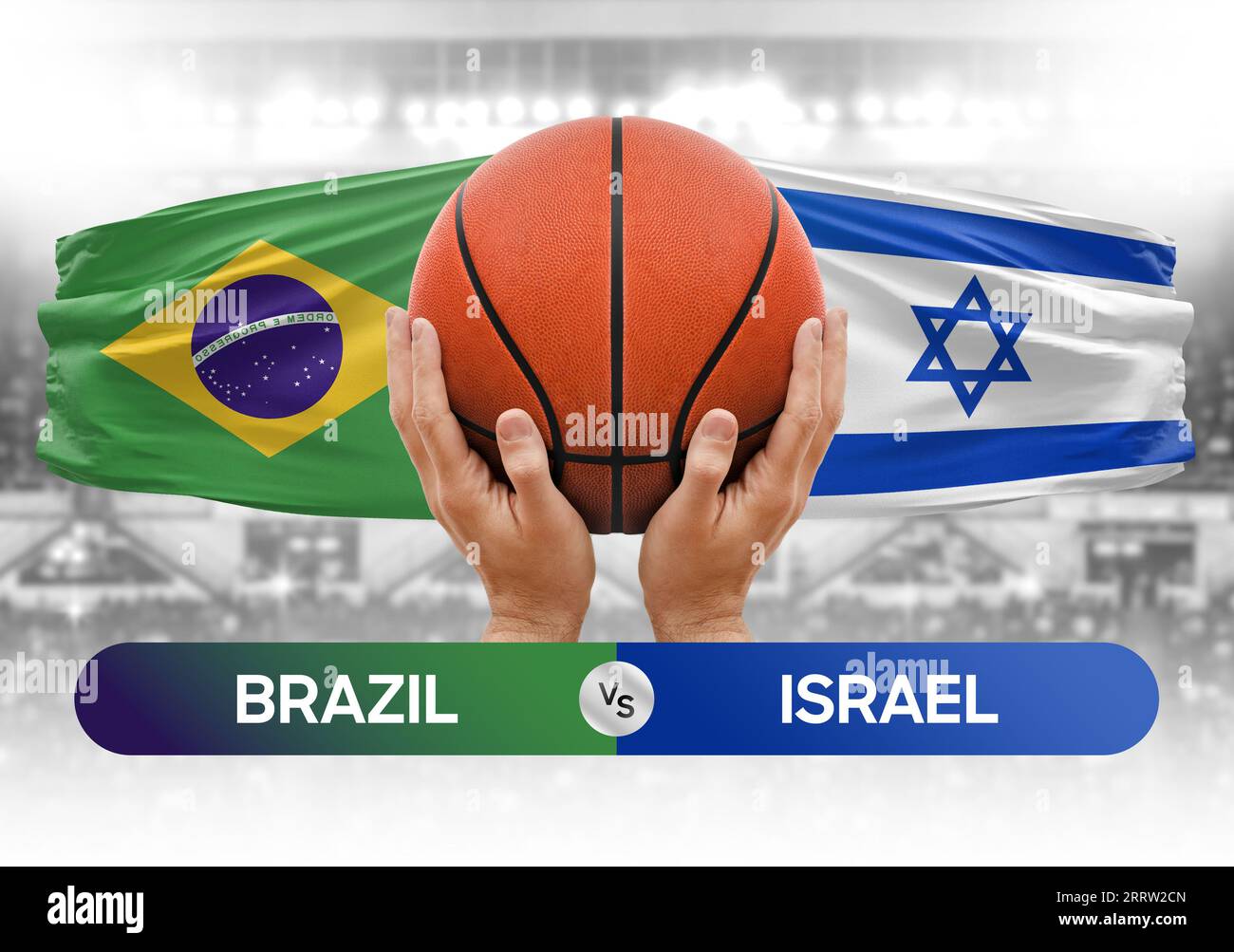 Brazil vs Israel national basketball teams basket ball match ...