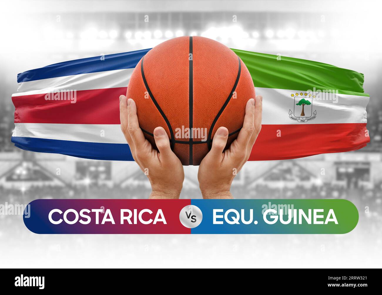 Costa rica equatorial guinea flag hi-res stock photography and images ...