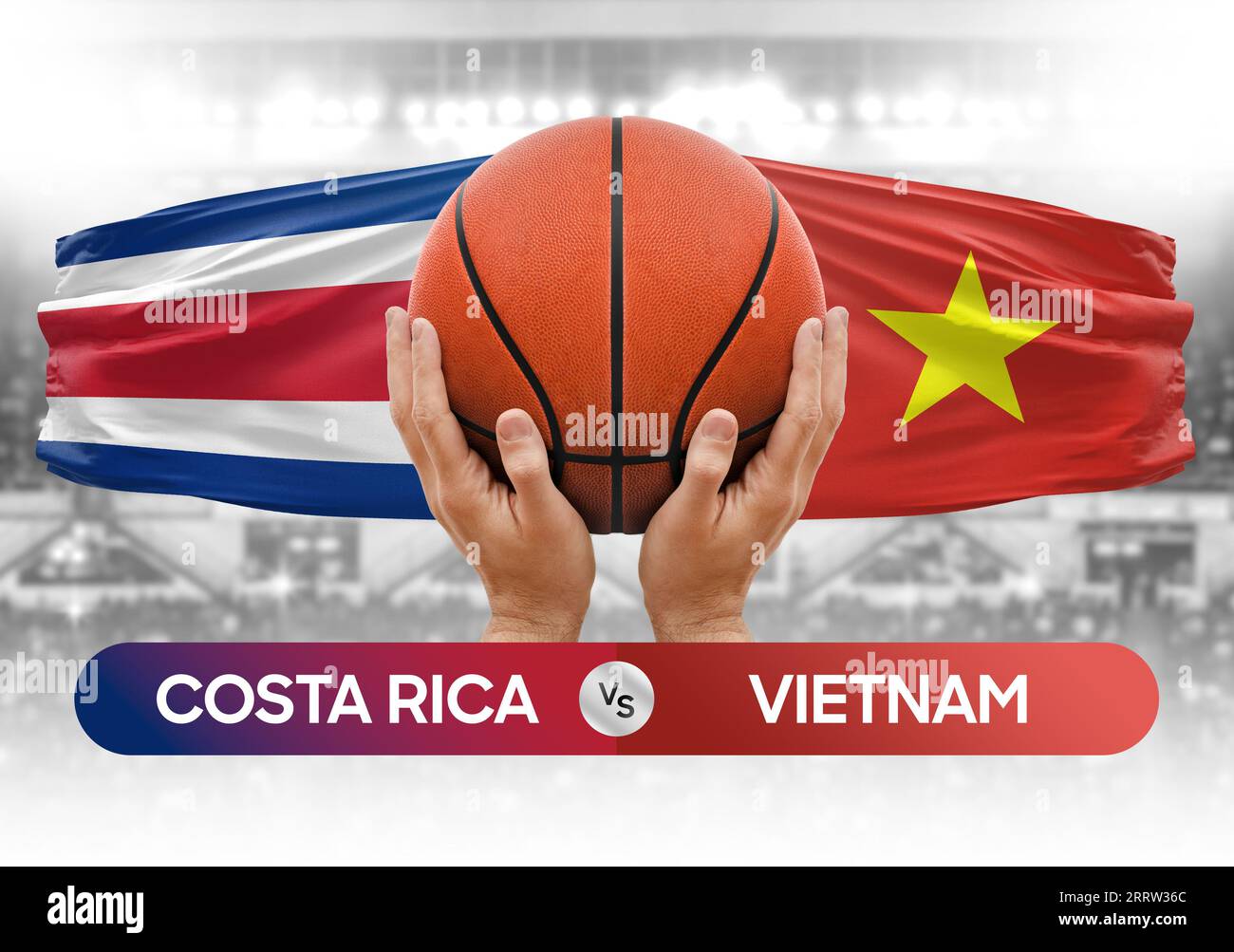 Costa Rica vs Vietnam national basketball teams basket ball match ...