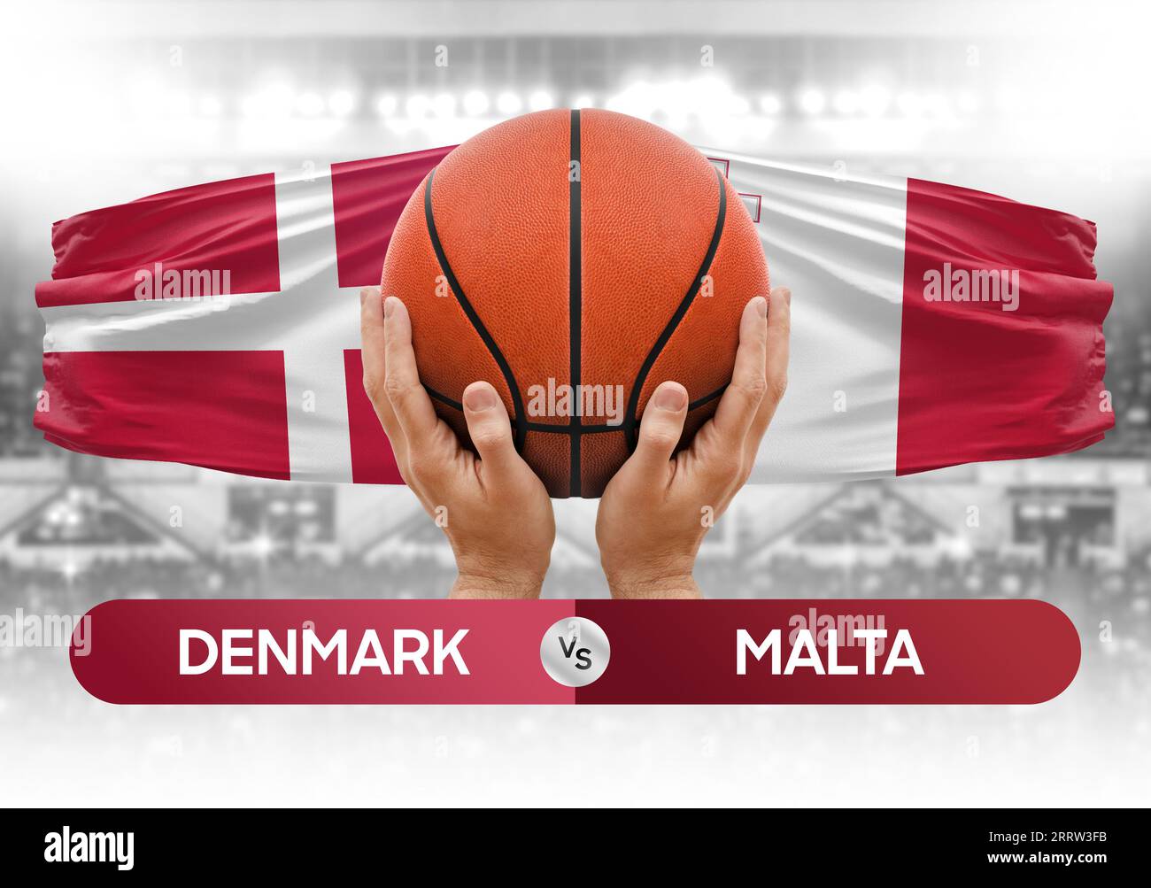 Denmark vs Malta national basketball teams basket ball match ...