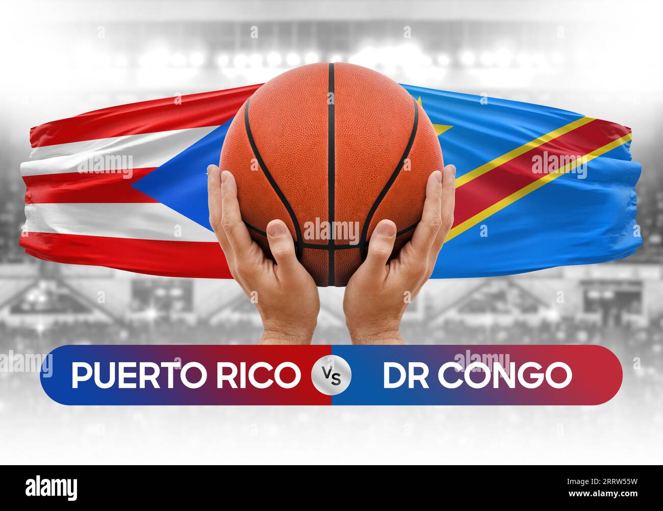 Puerto Rico vs Dr Congo national basketball teams basket ball match ...