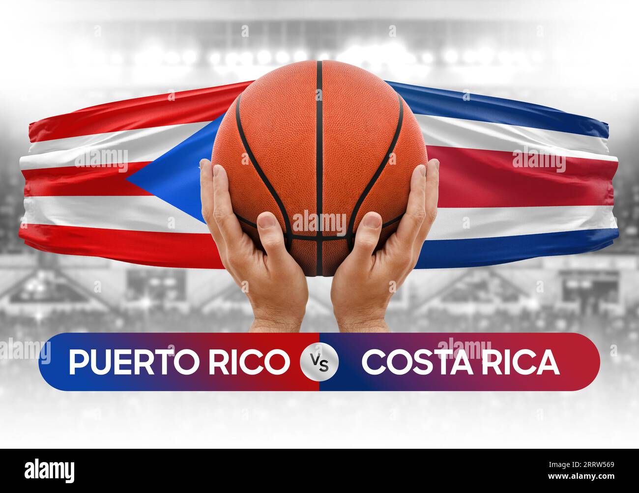 Puerto Rico vs Costa Rica national basketball teams basket ball match ...