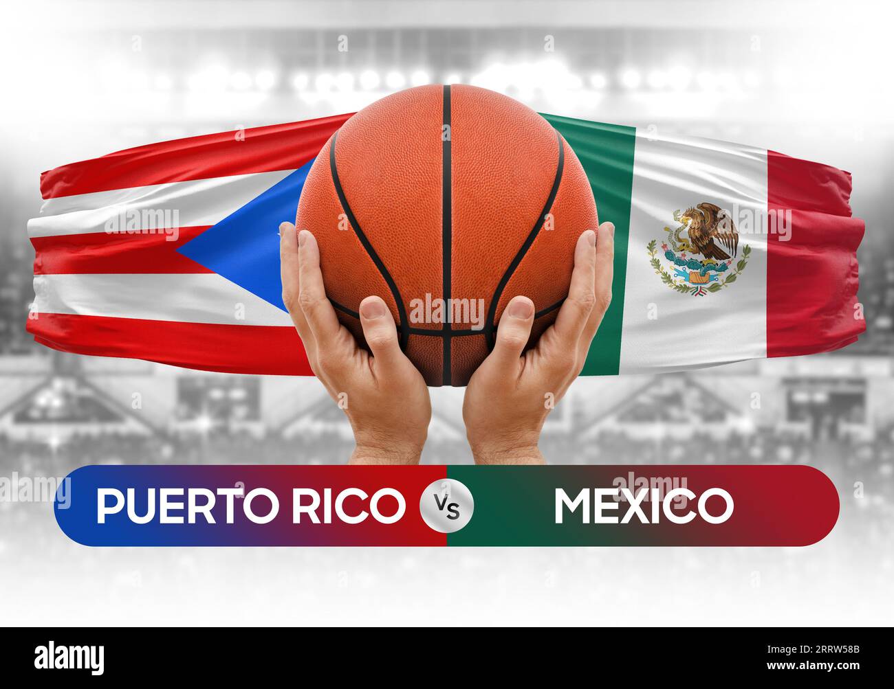 Puerto Rico vs Mexico national basketball teams basket ball match ...