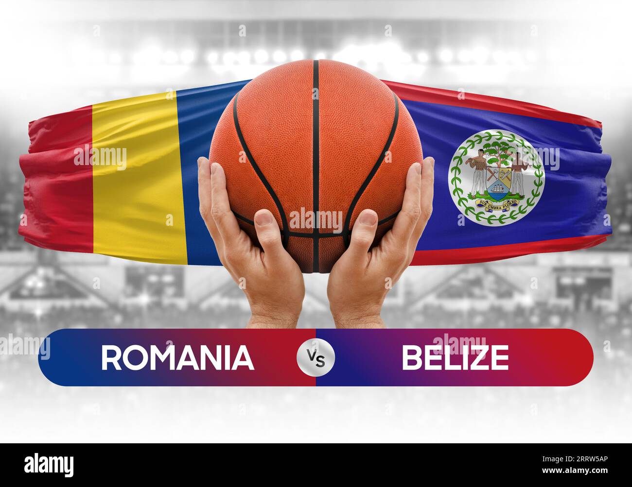 Romania belize flag hi-res stock photography and images - Alamy