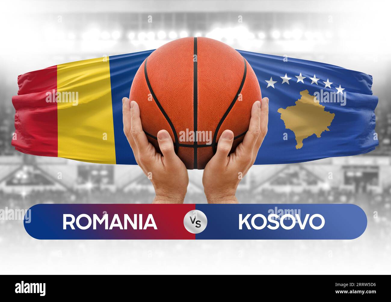 Romania vs Kosovo national basketball teams basket ball match ...
