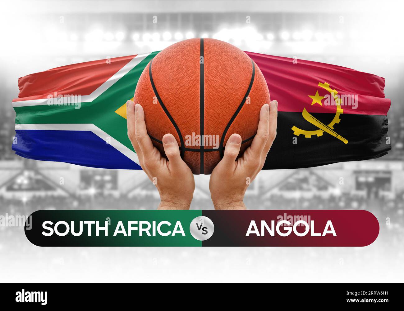 South Africa vs Angola national basketball teams basket ball match ...