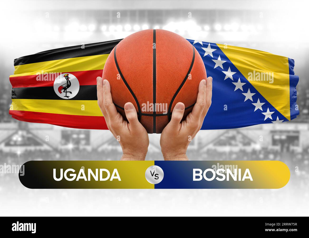 Uganda vs Bosnia national basketball teams basket ball match ...