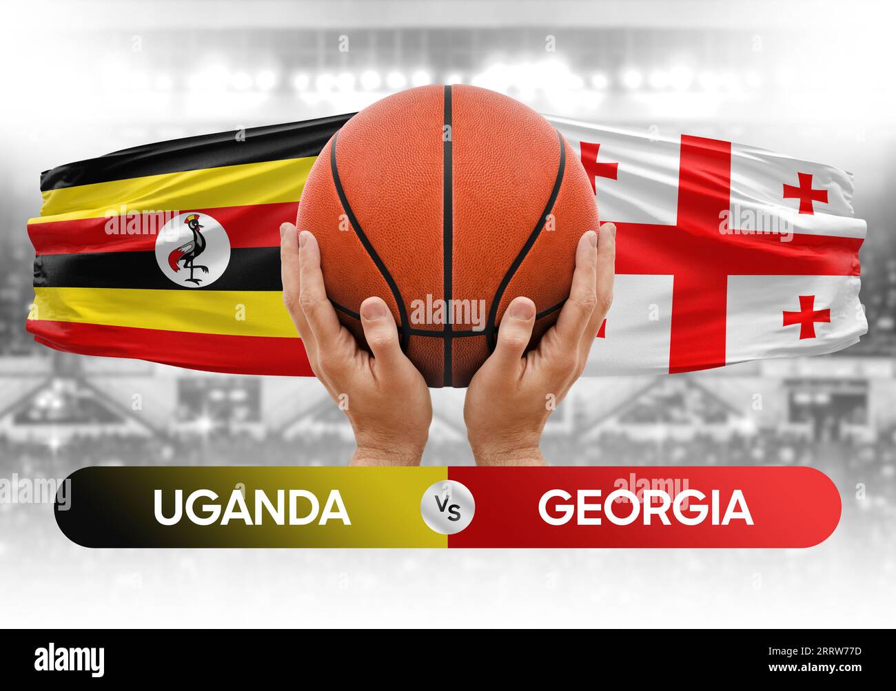 Uganda vs Georgia national basketball teams basket ball match ...