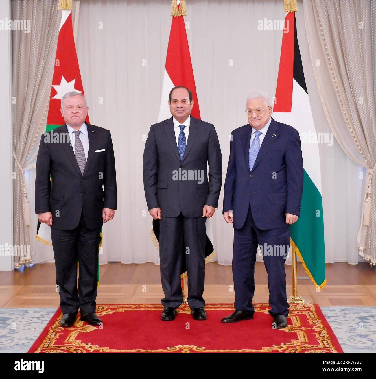 230814 -- NEW ALAMEIN EGYPT, Aug. 14, 2023 -- Egyptian President Abdel ...