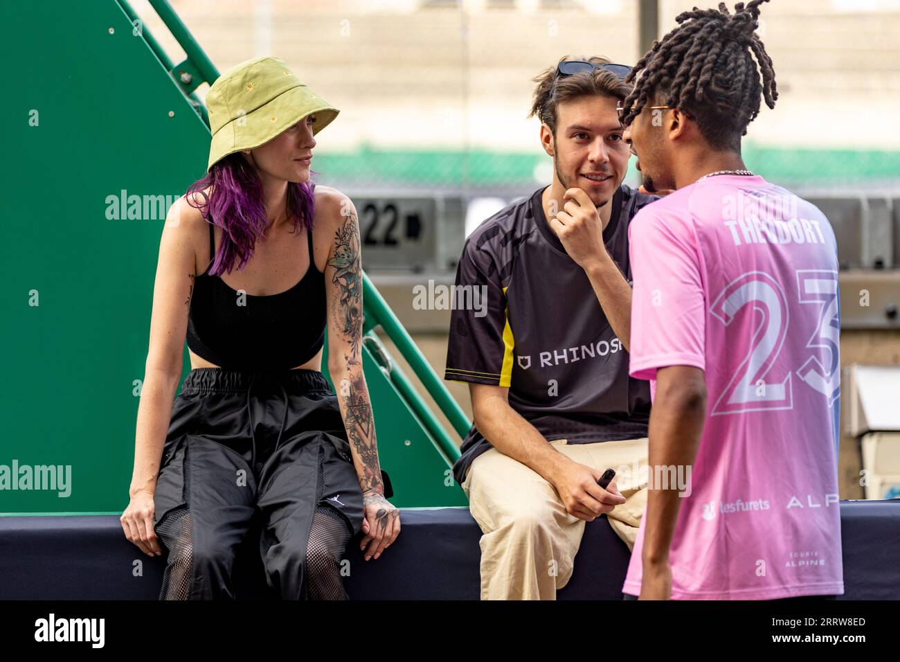 Le Mans, France. 30th July, 2023. Maghla, RhinoShield, Seb, RhinoShield ...