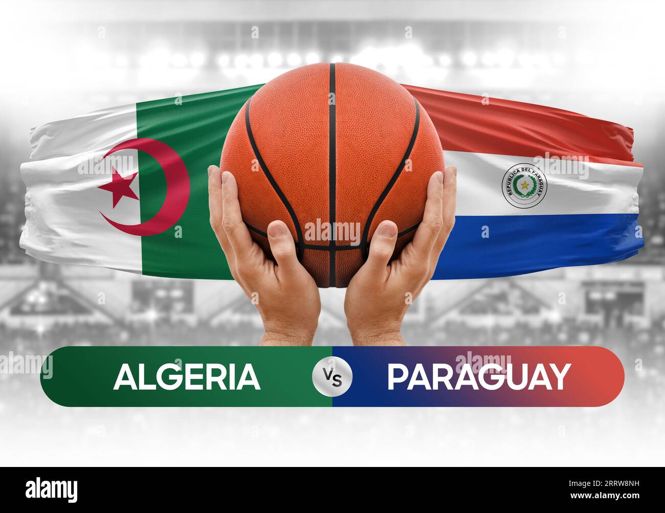 Algeria vs Paraguay national basketball teams basket ball match ...