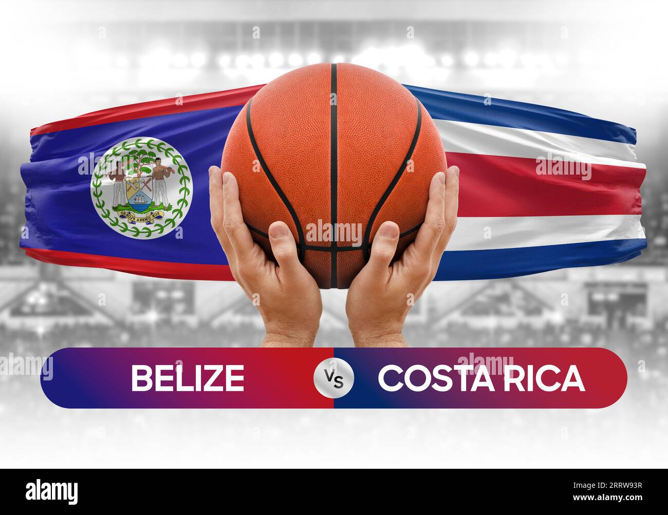 Costa rica belize flag hi-res stock photography and images - Alamy