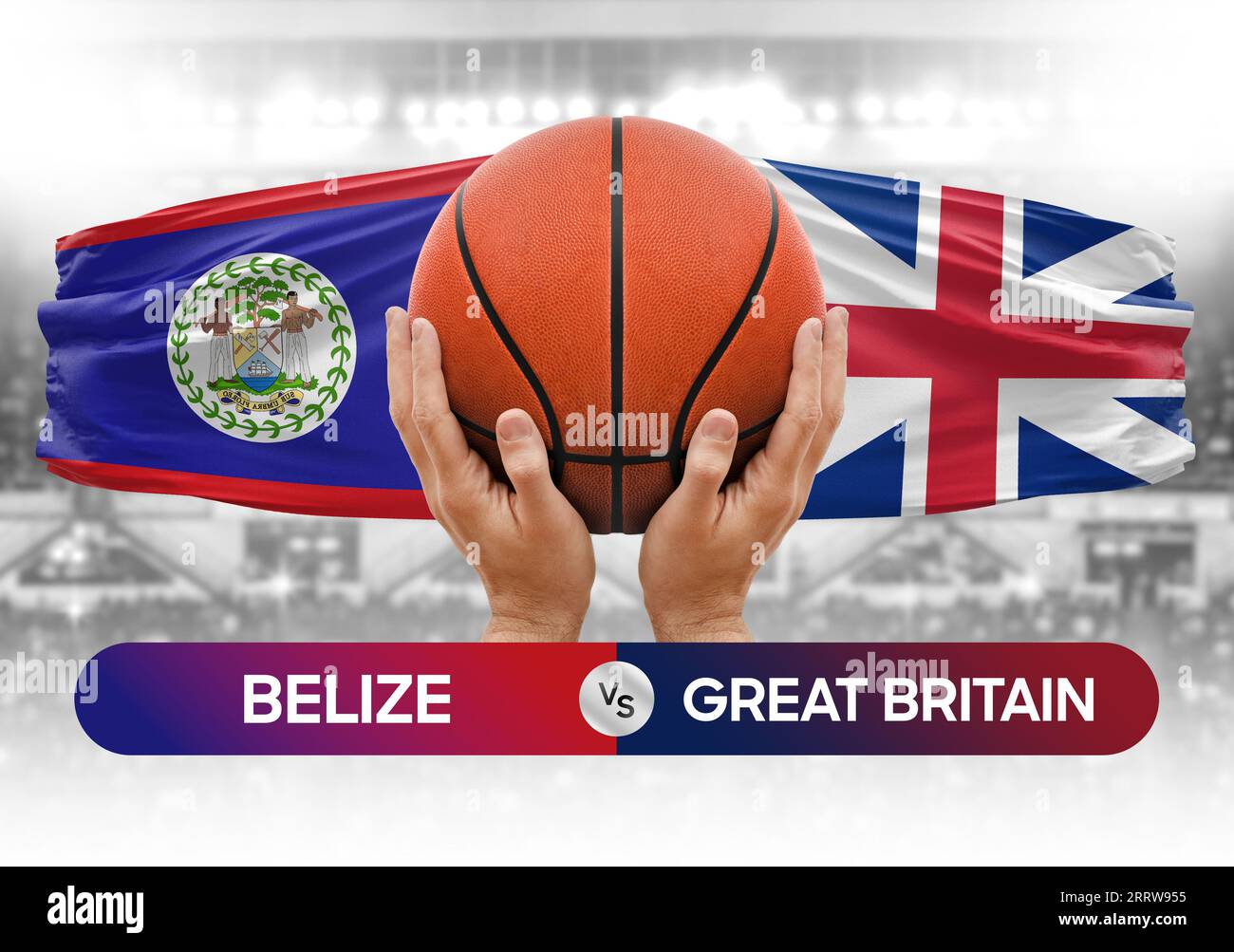 Belize vs Great Britain national basketball teams basket ball match ...