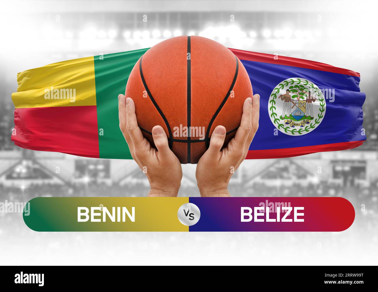 Benin vs Belize national basketball teams basket ball match competition ...