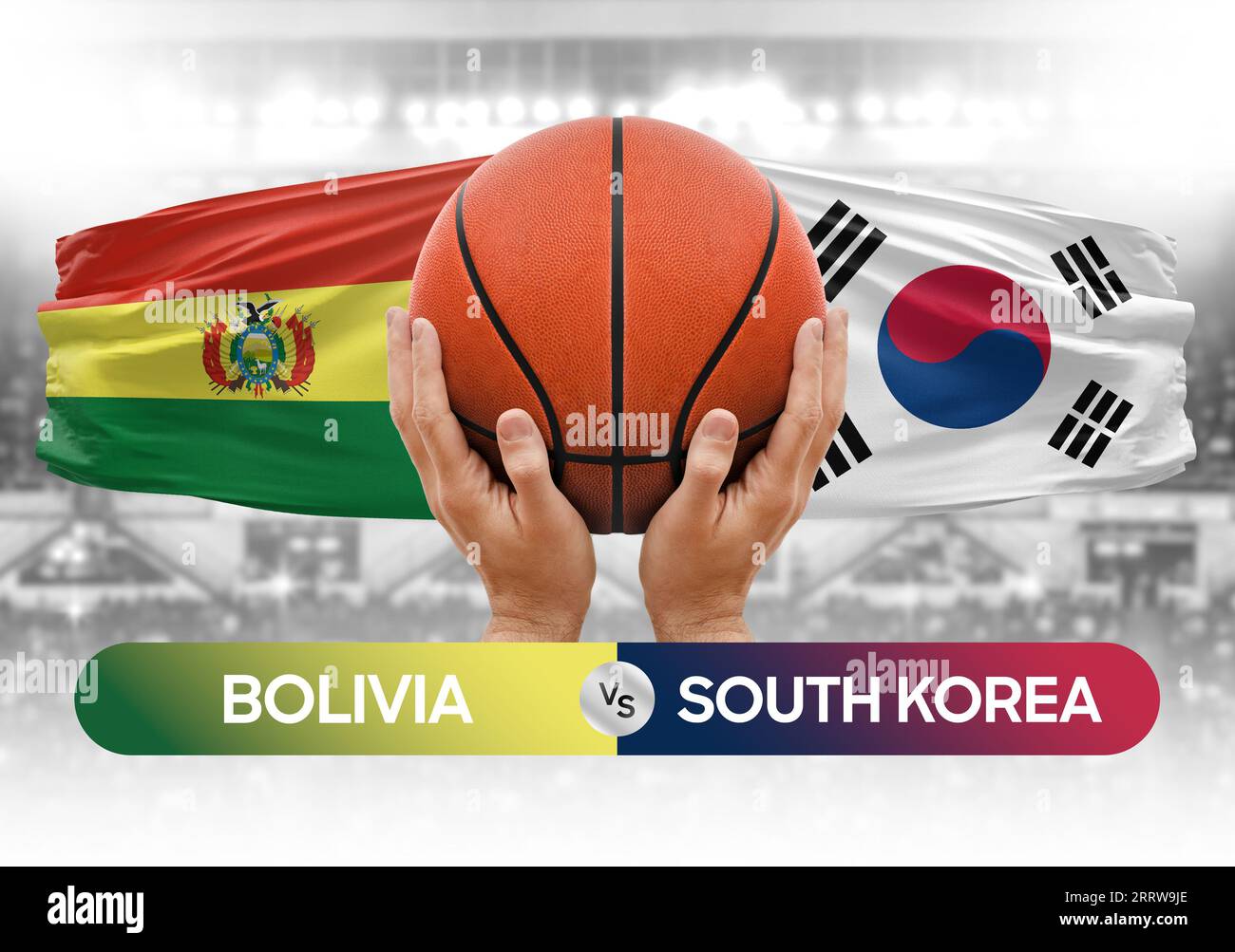 Bolivia vs South Korea national basketball teams basket ball match ...