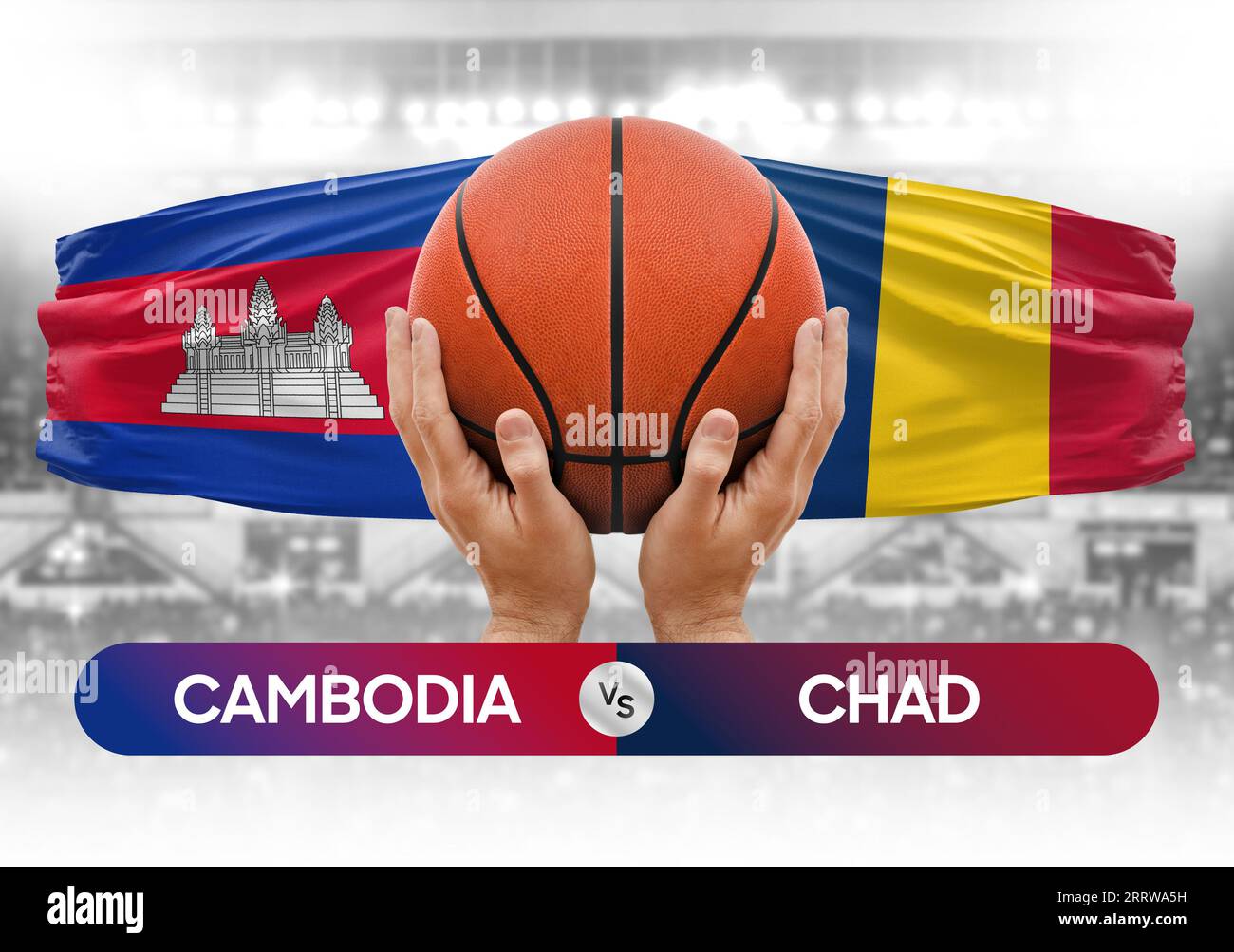 Cambodia chad flag hi-res stock photography and images - Alamy