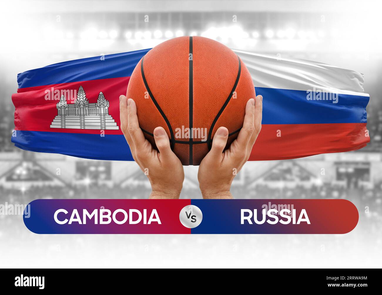 Cambodia vs Russia national basketball teams basket ball match ...