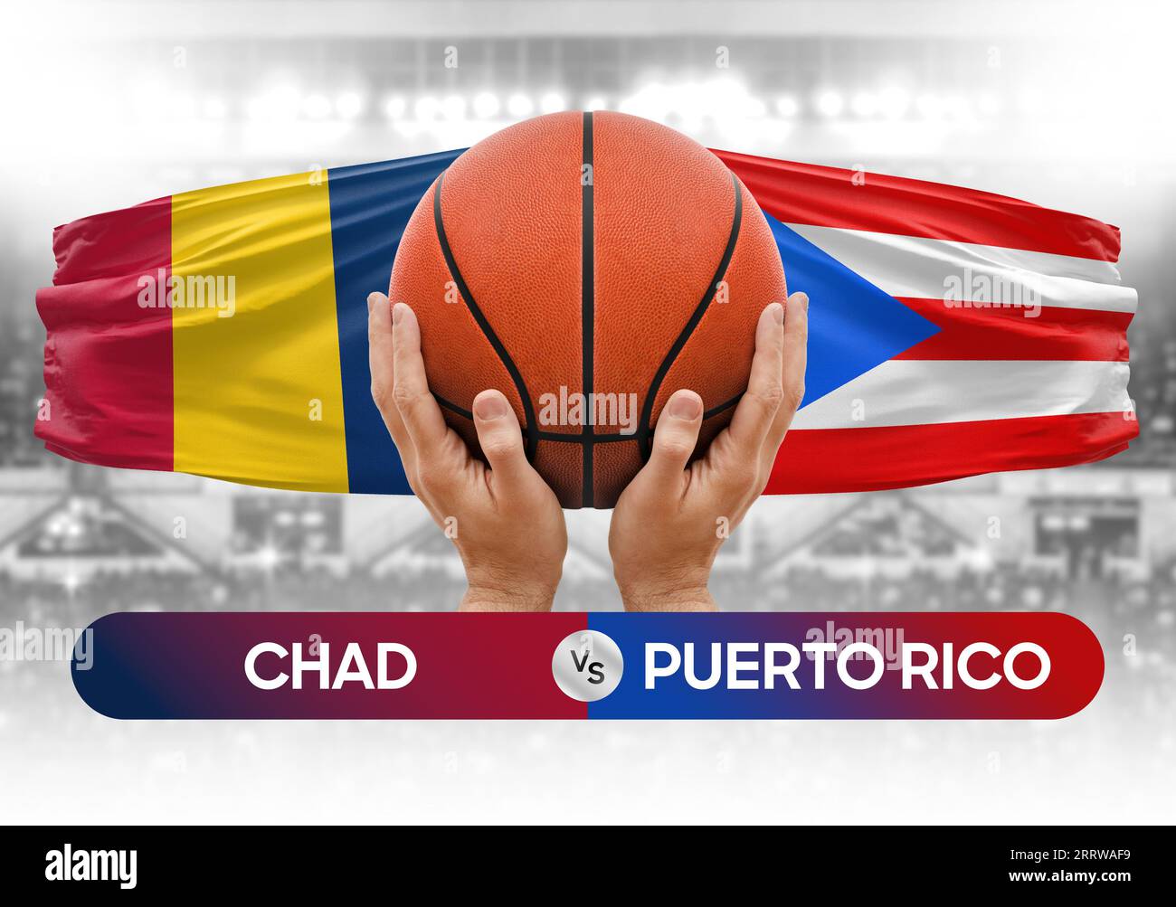 Chad vs Puerto Rico national basketball teams basket ball match ...